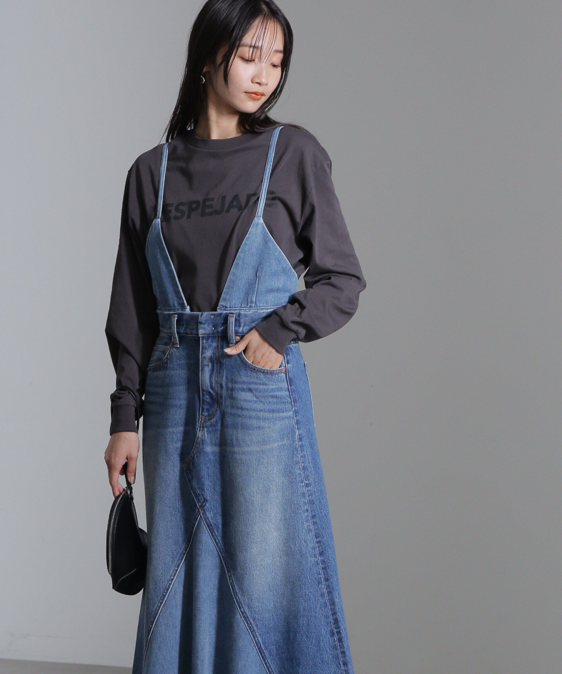 リメイク風2wayナローフレアジャンパースカート（nano･universe）｜ルミネのファッション通販アイルミネ