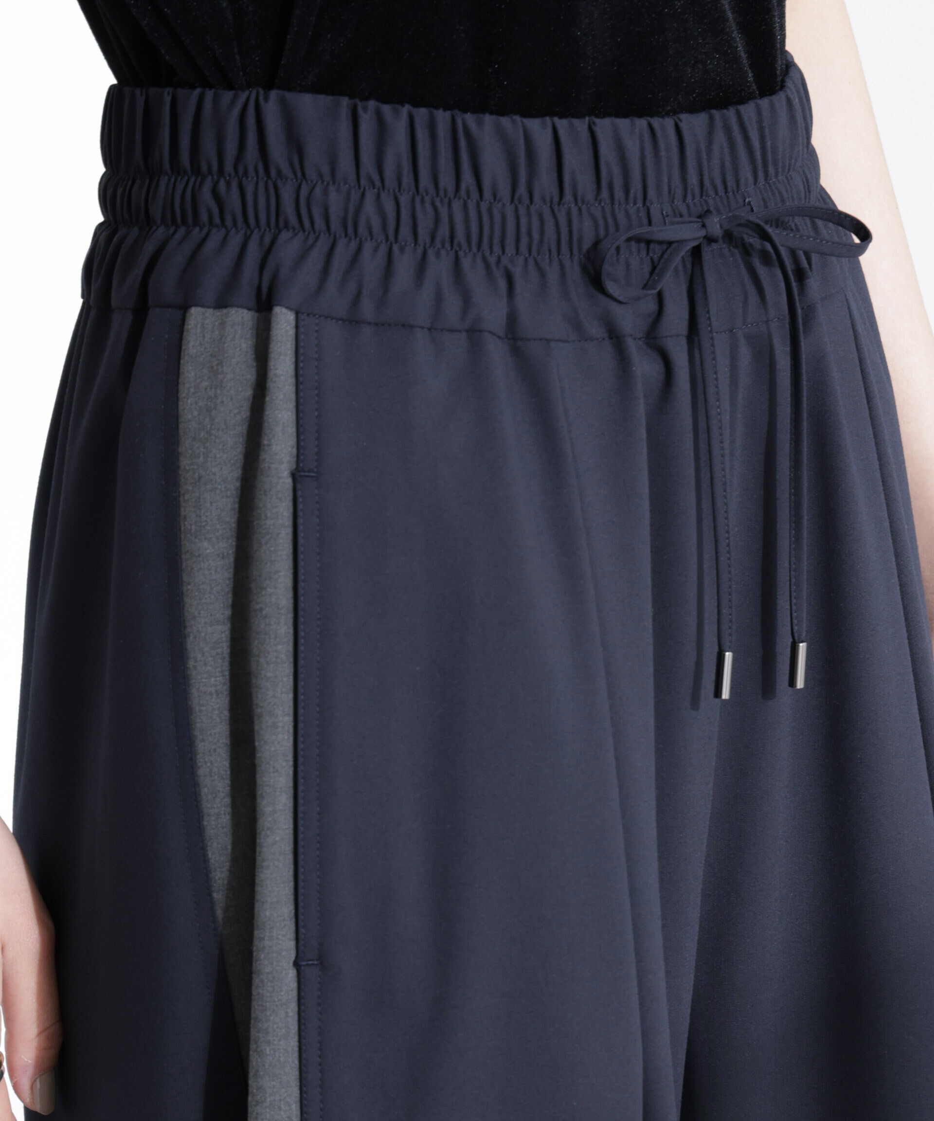 ラインイージーワイドパンツ（nano・universe）｜ルミネのファッション