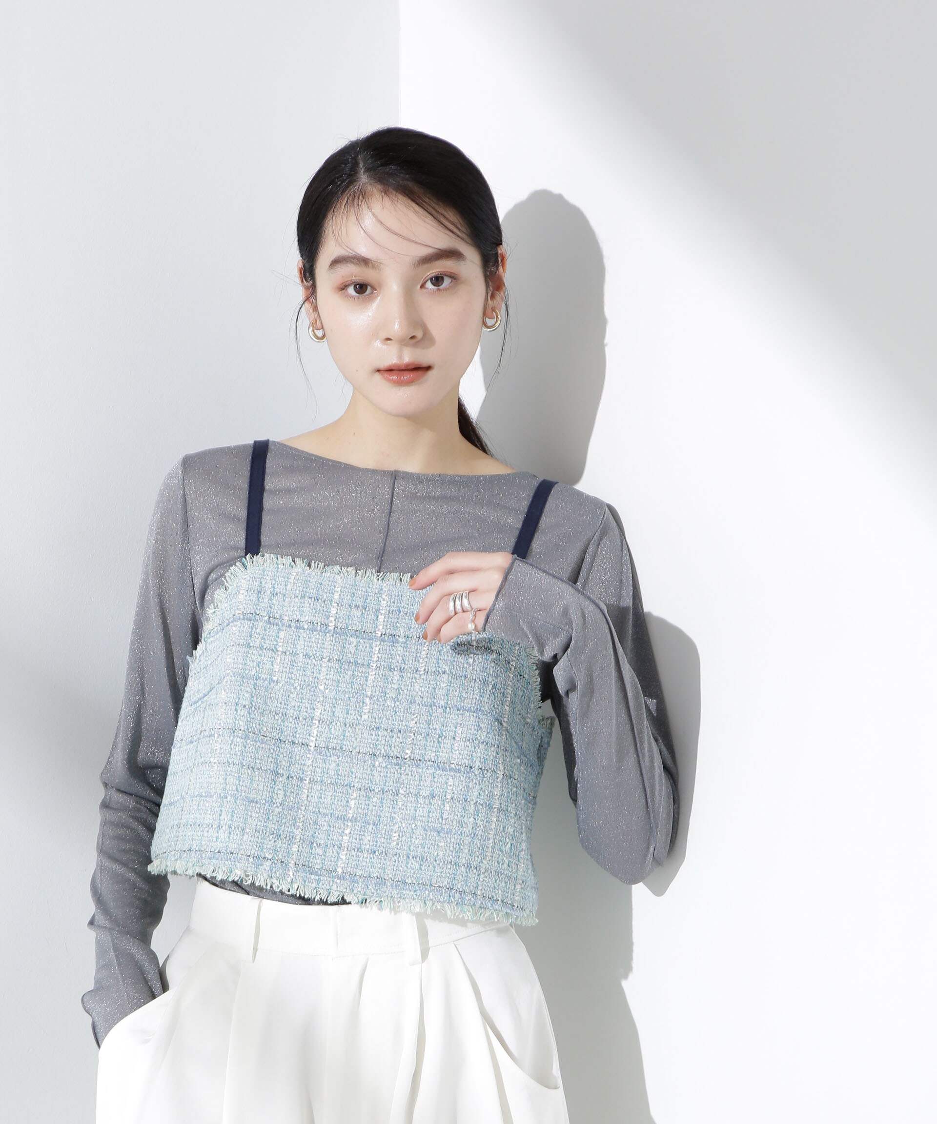 ツィードショートビスチェ（nano･universe）｜ルミネのファッション通販アイルミネ