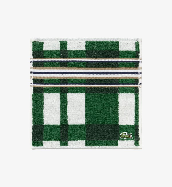 チェック&ボーダータオルハンカチ（LACOSTE）｜ルミネのファッション通販アイルミネ