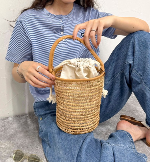【TARANGO/タランゴ】パーム筒カゴバッグ（fredy emue）｜ルミネのファッション通販アイルミネ