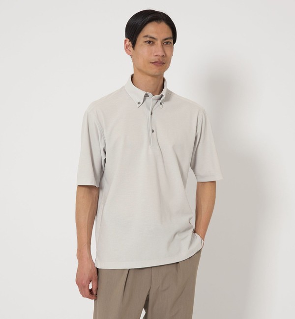 Primeflex D/T メッシュ ボタンダウン ポロシャツ -ストレッチ・吸水速乾・通気性-（UNITED ARROWS green label relaxing）｜ルミネのファッション ...