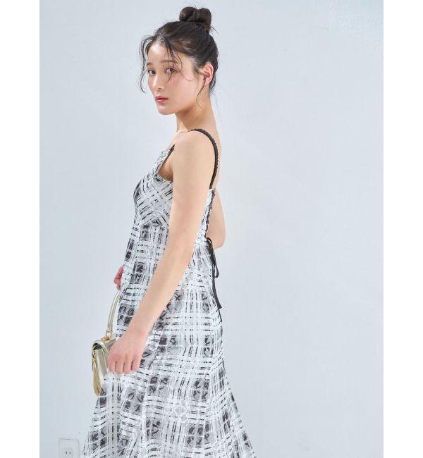 レースチェックプリントバックシャンワンピース（MERCURYDUO）｜ルミネのファッション通販アイルミネ
