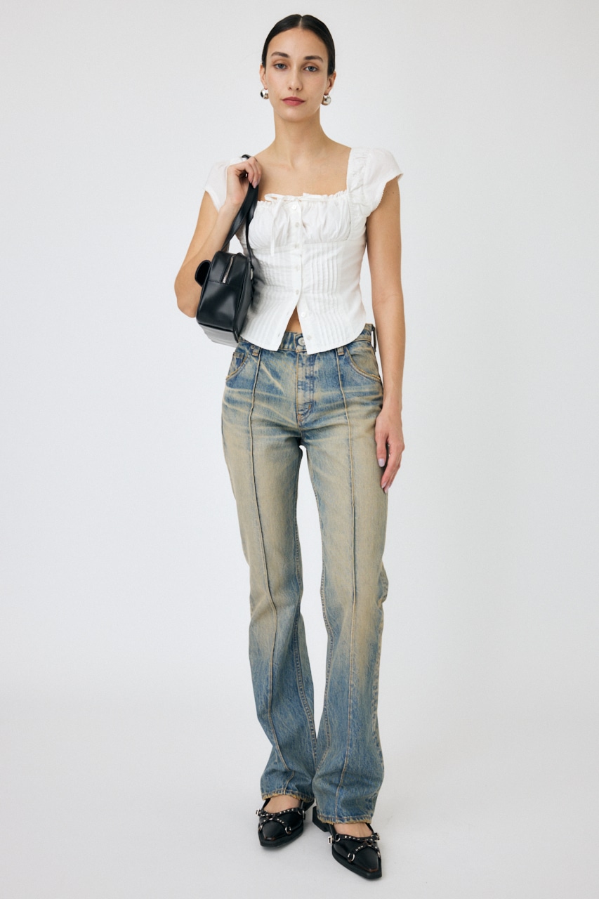 MIDRISE スリムフレアデニム（MOUSSY）｜ルミネのファッション通販アイルミネ