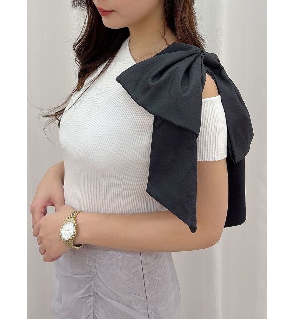 BIGリボン付きニットトップス（MERCURYDUO）｜ルミネのファッション通販アイルミネ
