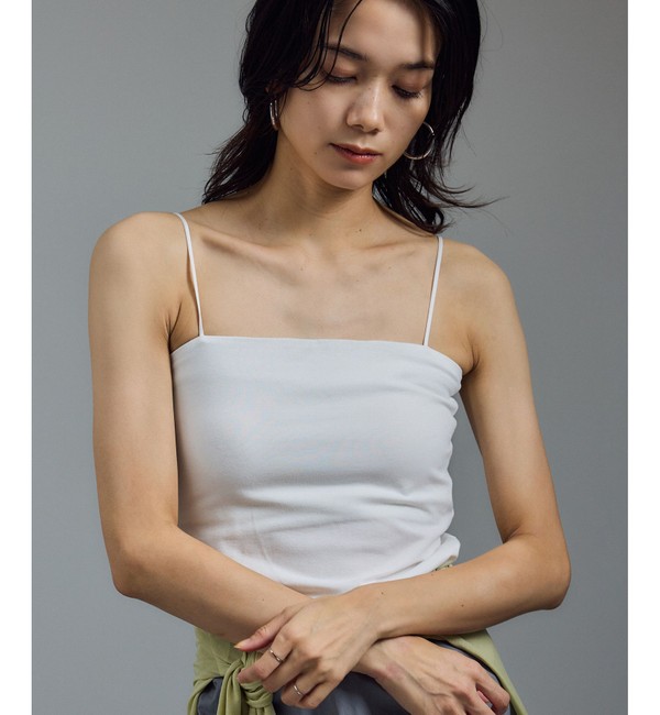 ベア天カップ付きベアトップキャミソール[UVケア・接触冷感]（SALON adam et rope'）｜ルミネのファッション通販アイルミネ