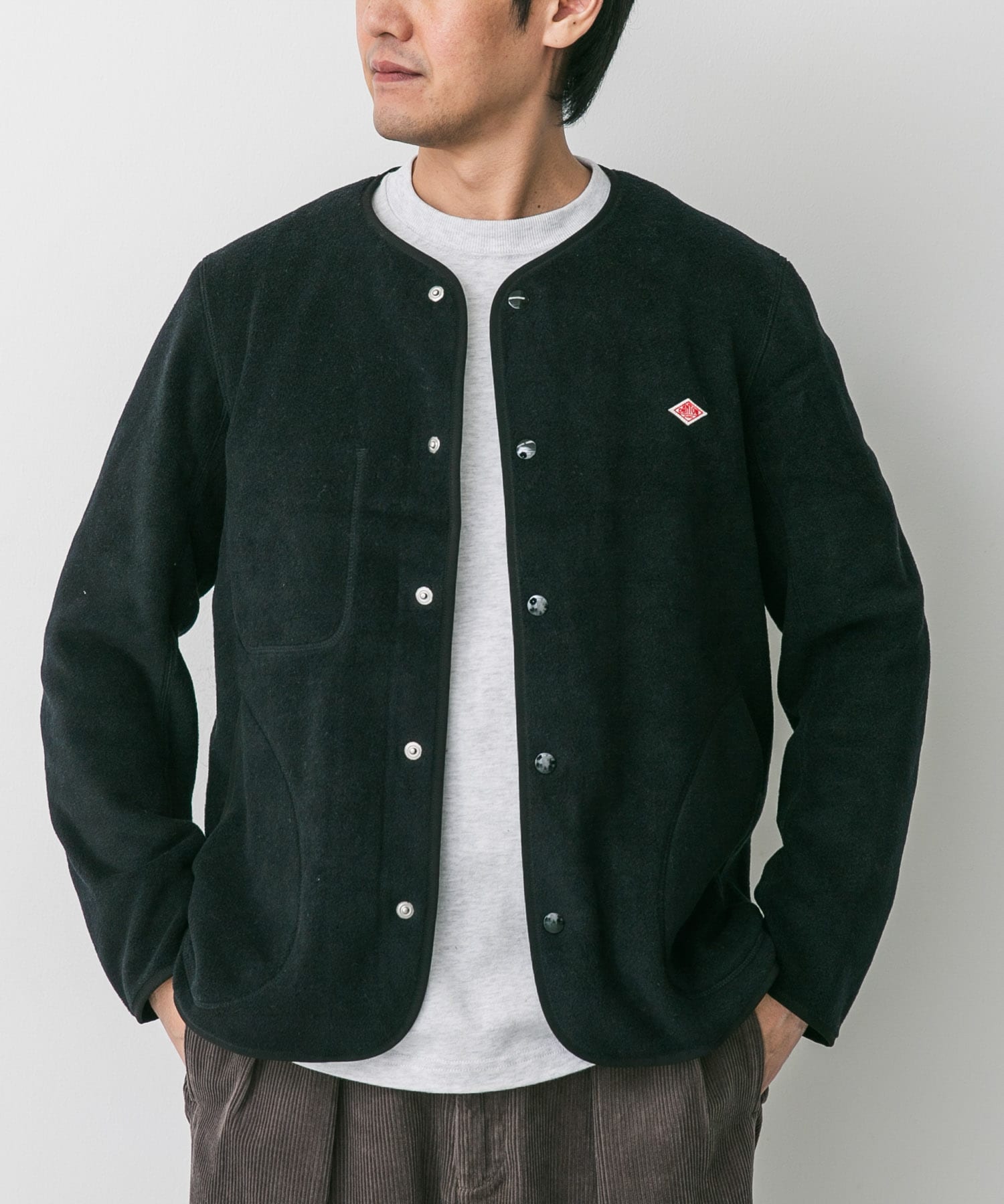 DANTON FLEECE COLLARLESS JACKET（URBAN RESEARCH DOORS）｜ルミネのファッション通販アイルミネ